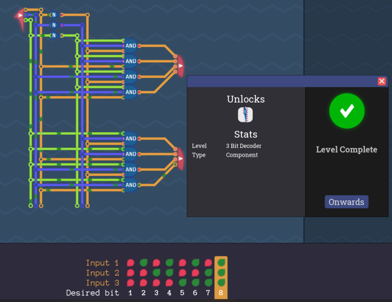 1 Bit Decoderと3 Bit Decoder【Turing Complete編】 - Security Akademeia ...