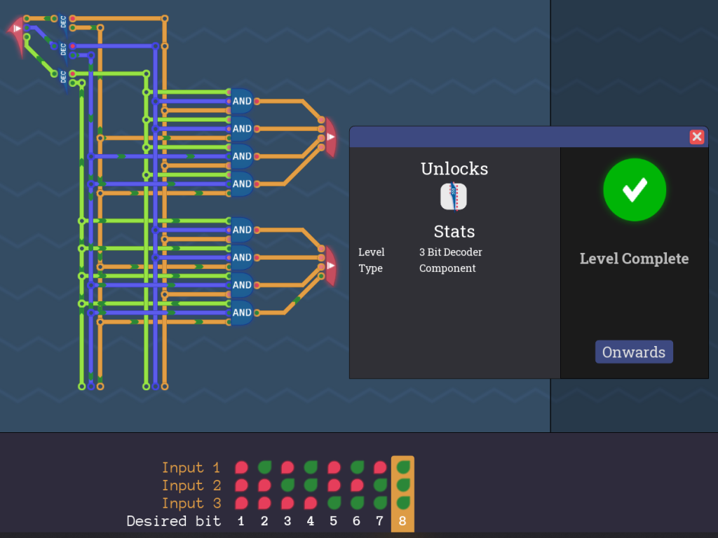 1 Bit Decoderと3 Bit Decoder【Turing Complete編】 | Security Akademeia ...