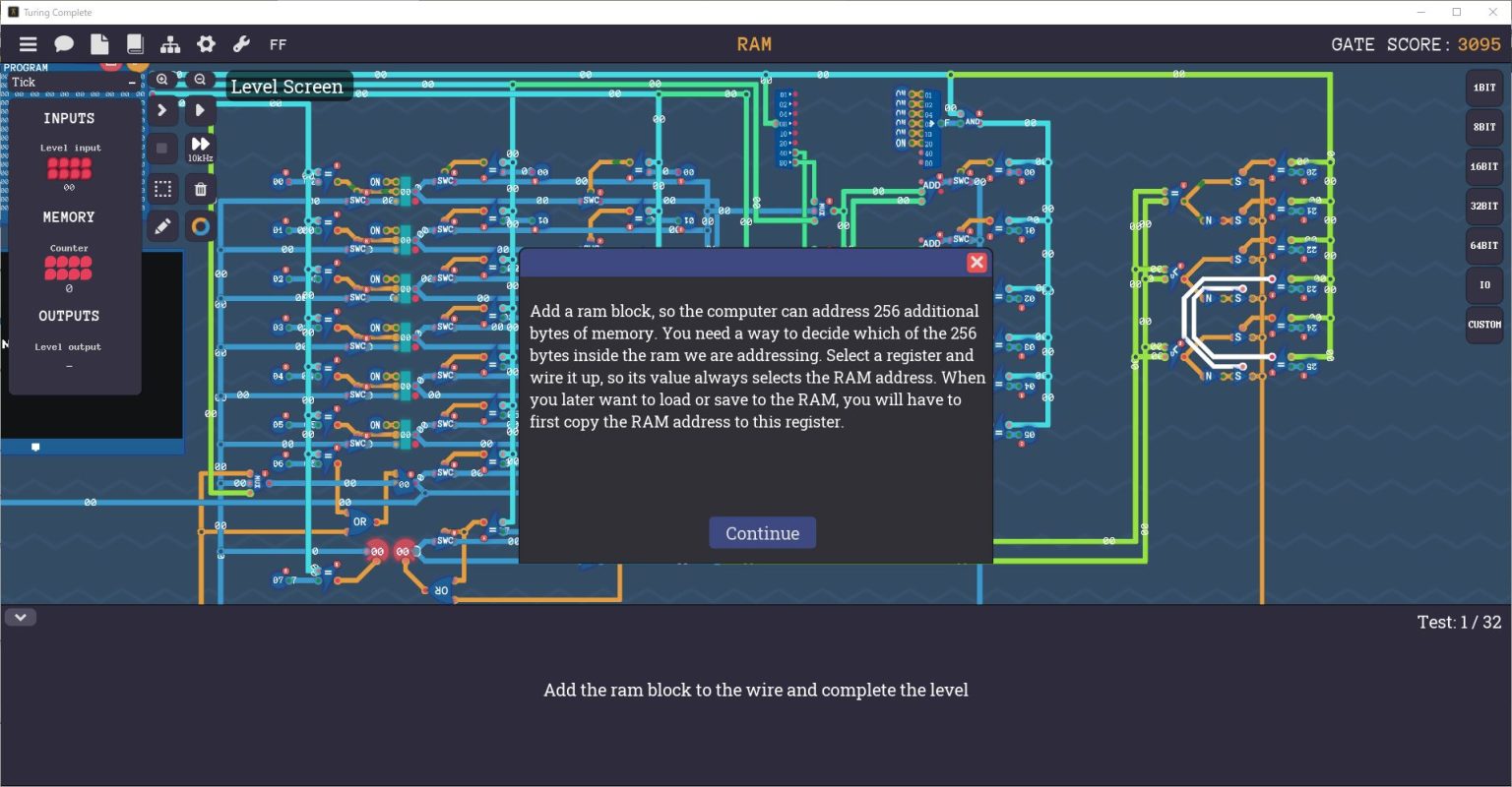 RAM【Turing Complete編】 - Security Akademeia【セキュリティアカデメイア】