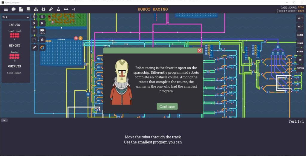 Robot Racing【Turing Complete編】 - Security Akademeia【セキュリティアカデメイア】