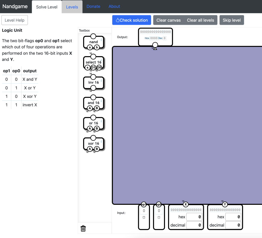 Logic Unit【NandGame編】 - Security Akademeia【セキュリティアカデメイア】