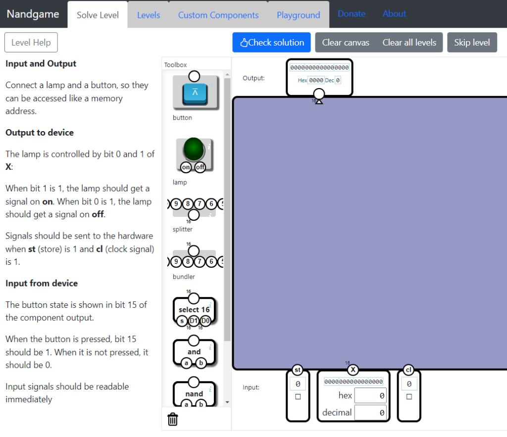 Input and Output【NandGame編】 - Security Akademeia【セキュリティアカデメイア】
