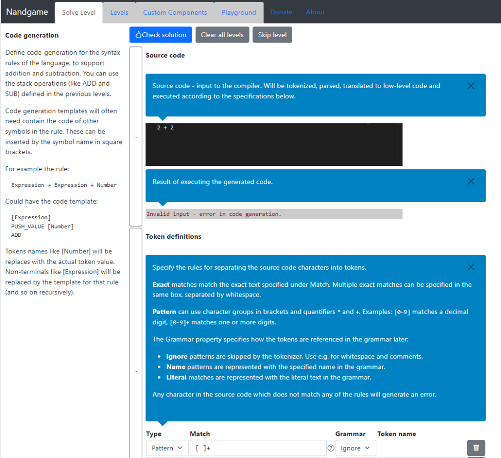 Code generation【NandGame編】 - Security Akademeia【セキュリティアカデメイア】